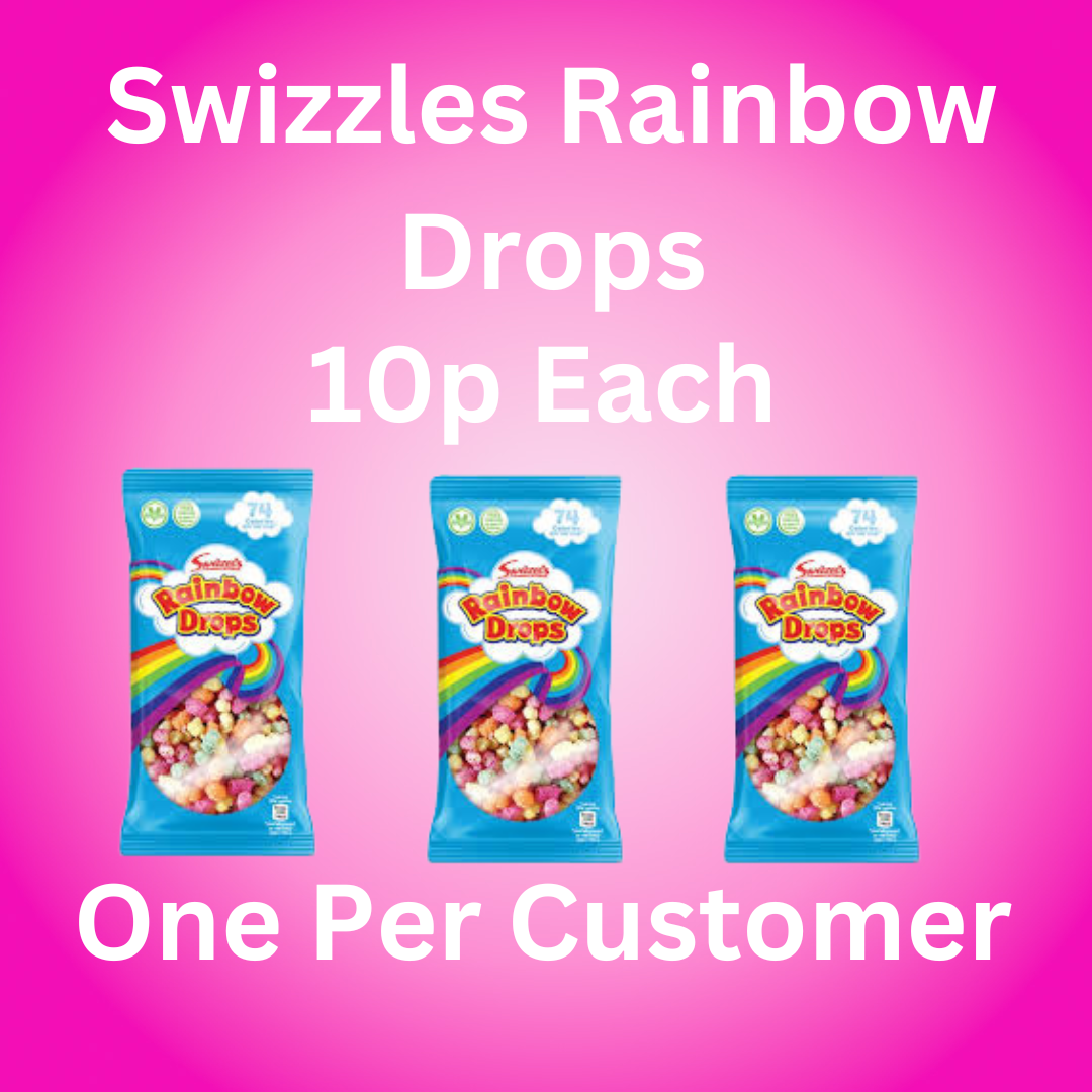 Swizzles rainbow Drops (1 per customer)